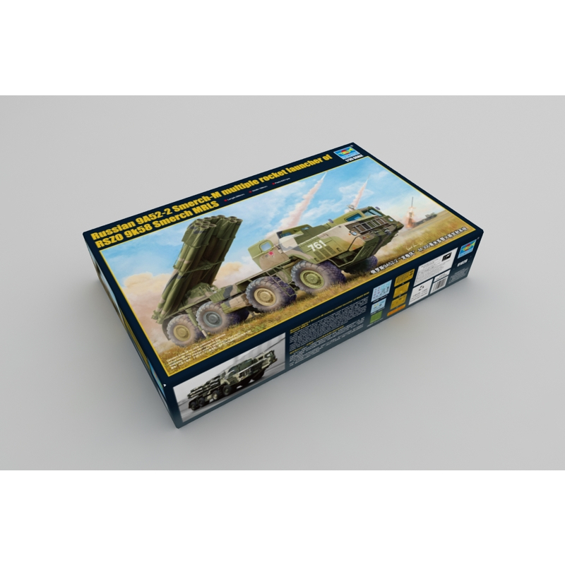 พลาสติก โมเดล ประกอบ TRUMPETER สเกล 1/35 Soviet BM-30 Smerch Rocket ...