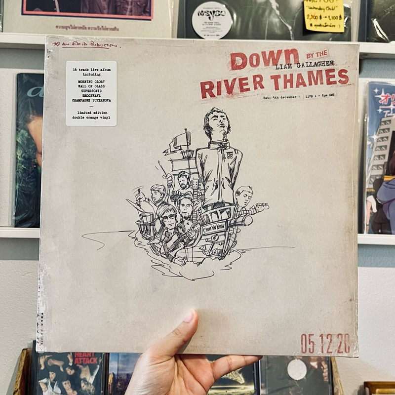 แผ่นเสียง Liam Gallagher - Down By The River Thames (Vinyl) | Shopee ...