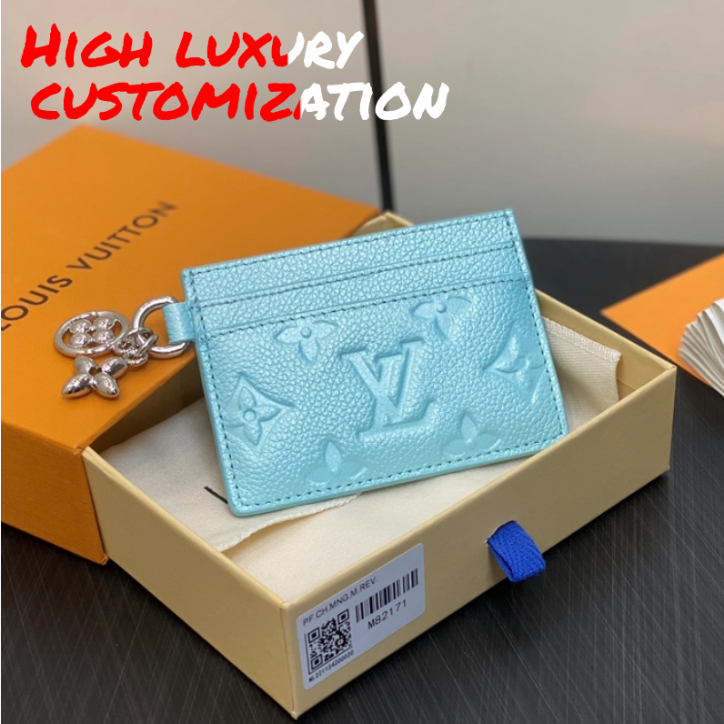 หลุยส์วิตตอง Louis Vuitton LV CHARMS Card Holder/รูปแบบใหม่/กระเป๋าใส่ ...