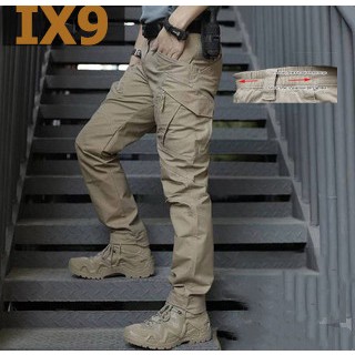 【COD】IX9 กางเกงคาร์โก้ผู้ชาย ผ้าริปสตอปกันน้ำ มีช่องกระเป๋/กางเกงยุทธวิธีผู้ชาย | Shopee Thailand