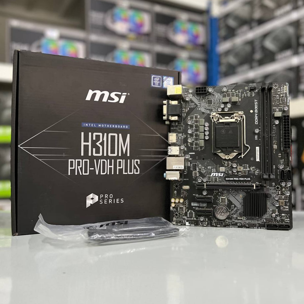 MSI H310M PRO-VDH PLUS MAINBOARD เมนบอร์ด INTEL LGA 1151-V2 สินค้ามือ ...
