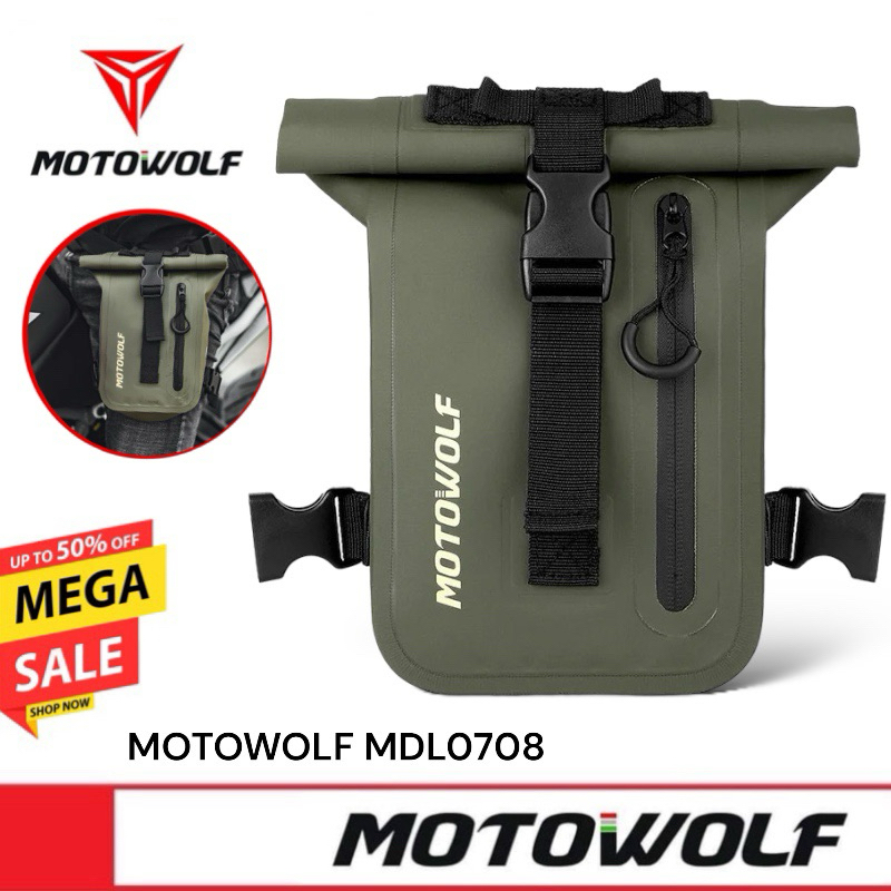 MOTOWOLF MDL 0708 Waterproof Leg Bag กระเป๋าคาดขากันน้ำสำหรับใส่ขี่ ...