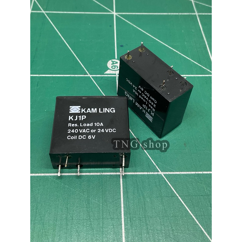 รีเลย์ 5ขา 6VDC KJ1P หน้าคอนแทค 10A สินค้าพร้อมส่ง ออกบิลได้ | Shopee Thailand