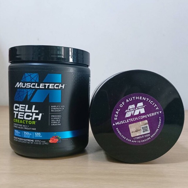 muscletech Cell Tech Creactor creatine HCL 120servings. | Shopee Thailand