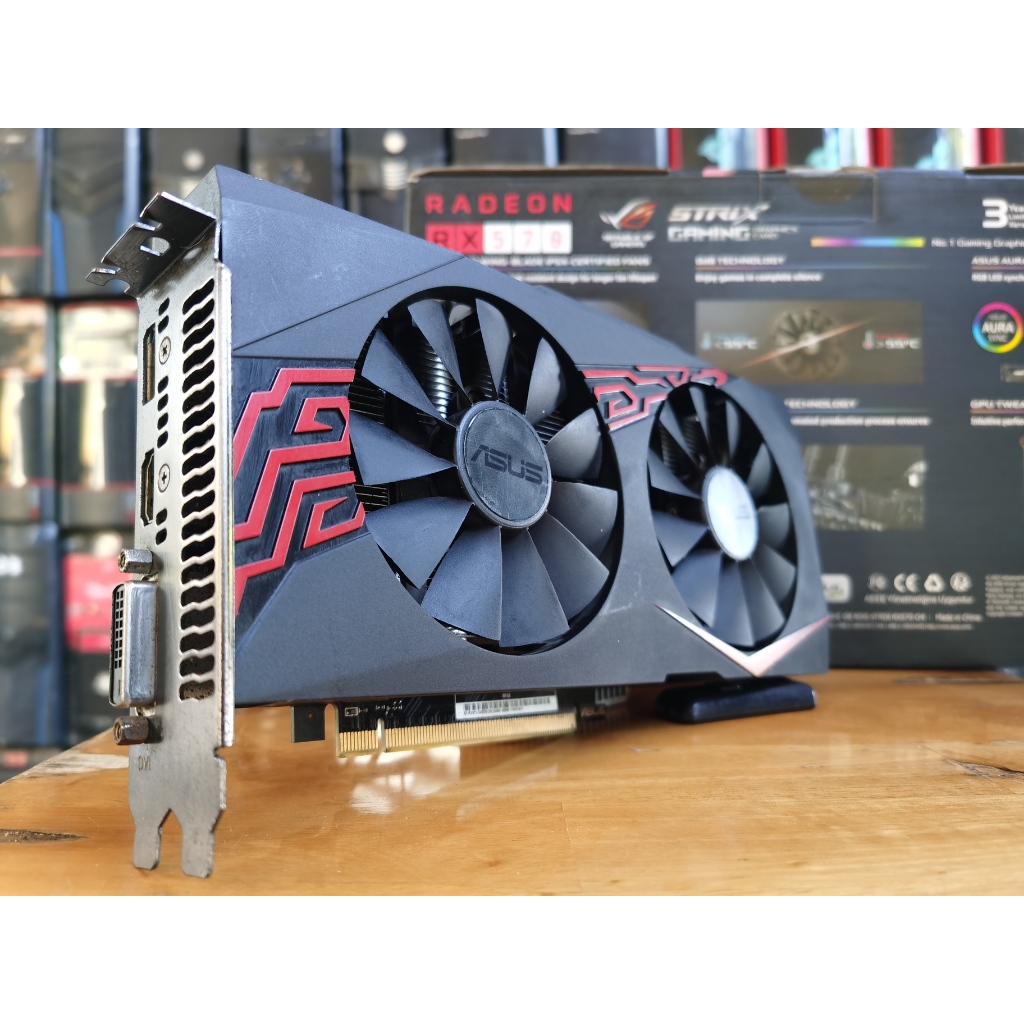 การ์ดจอ AMD RX580 4G-8G//RX570 4G-8G//RX480 4G-8G//RX470 4G-8G มือสอง ต่อไฟเพิ่ม 8พิน | Shopee ...