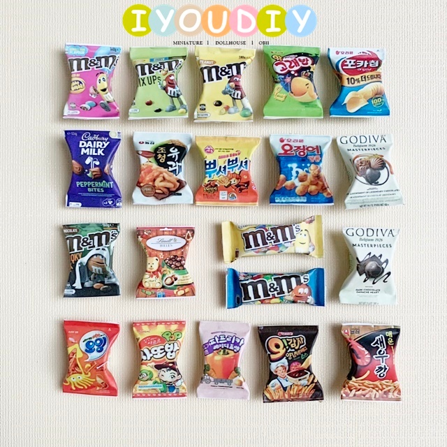 IYOU’DIY [แยกขาย] โมเดลขนมห่อจิ๋ว 1:12 ob11 ของเล่น ของจิ๋ว ของสะสมบ้านตุ๊กตา dollhouse | Shopee ...