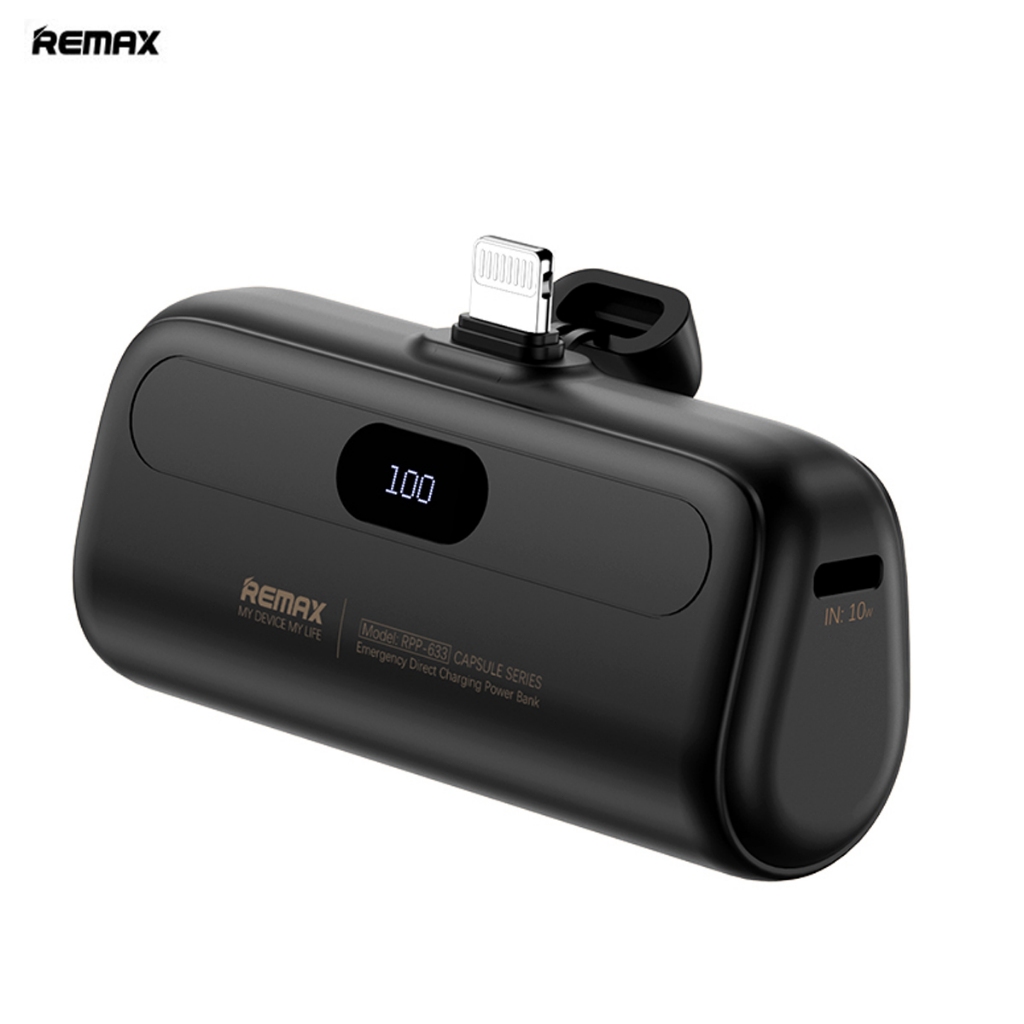 Remax Mini PowerBankพาวเวอร์แบงค์ 5000 mAh สำหรับอินเทอร์เฟซสายฟ้า (IPH ...