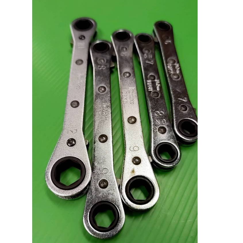 KOKEN แหวนฟรี6เหลี่ยมมิล(Racheting Ring Wrenches with Reverse Lever ...