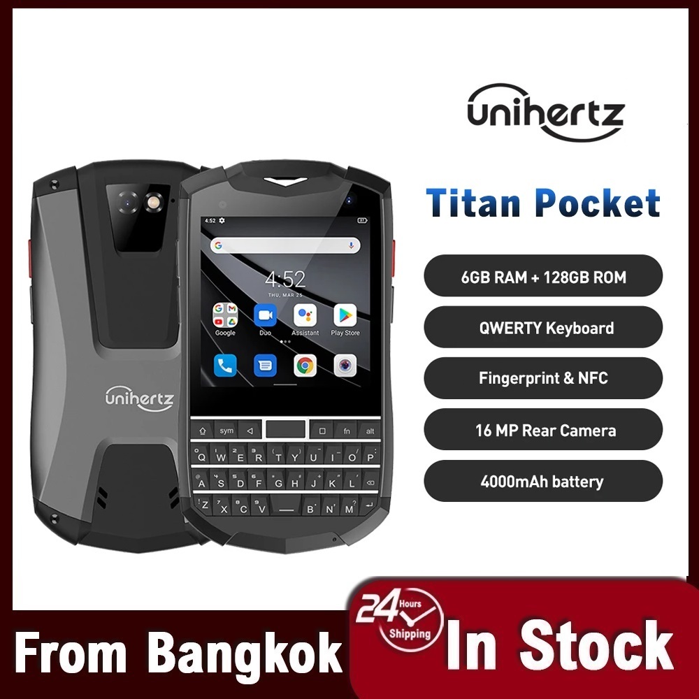 Unihertz Titan Pocket Small QWERTY Smartphone Android 11 Octa Core 6GB 128GB 3.1 Inch Mobile ...