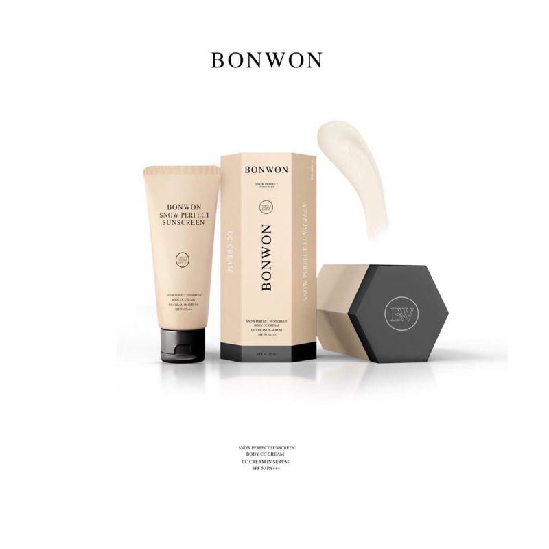 [หลอดใหญ่175ml] BW BONWON บอนวอน กันแดดผิวกาย SPF50 PA++ | Shopee Thailand