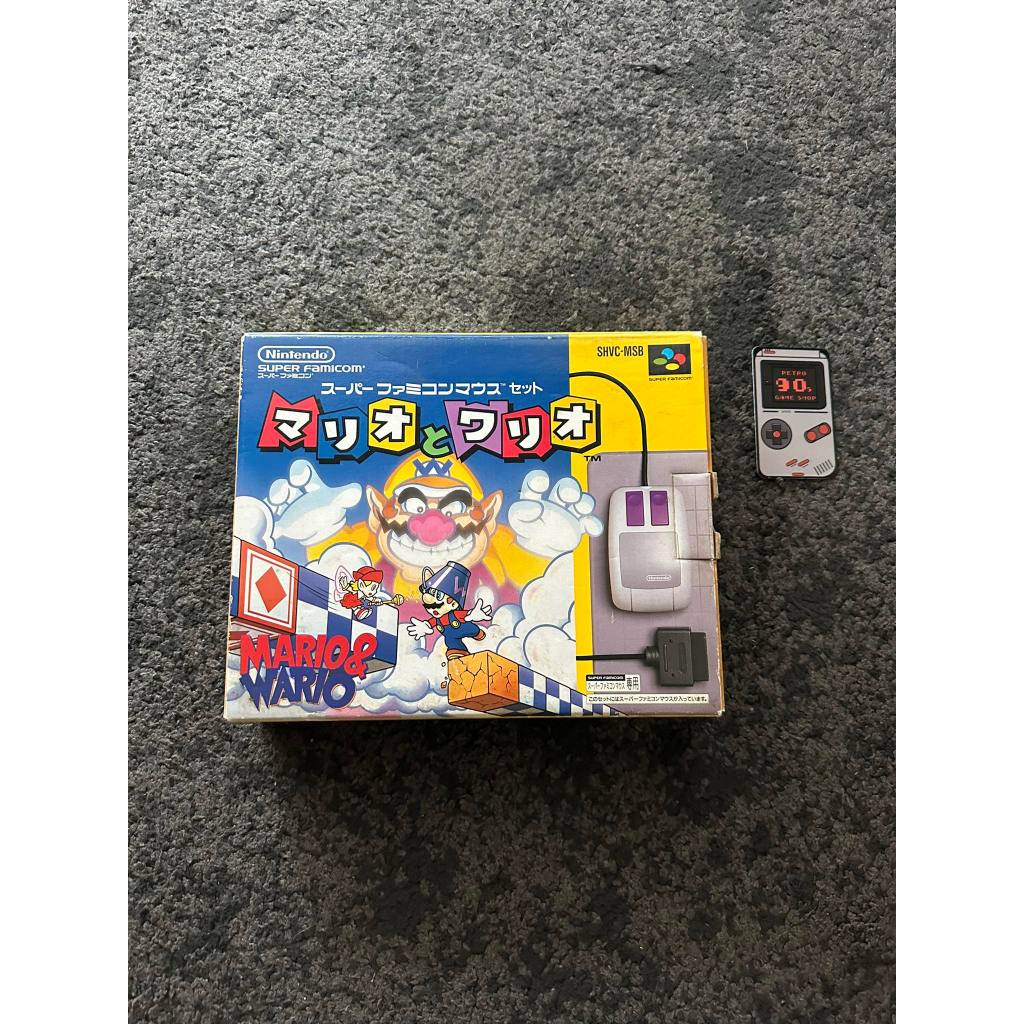 Nintendo Super Famicom Mario and Wario Mouse Game set / Japan | Shopee ...