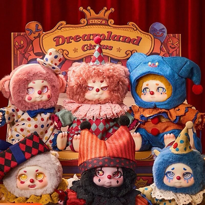 [พร้อมส่ง/สุ่ม] โมเดลตุ๊กตา Cino Dreamland Circus Plush series🎪 ...