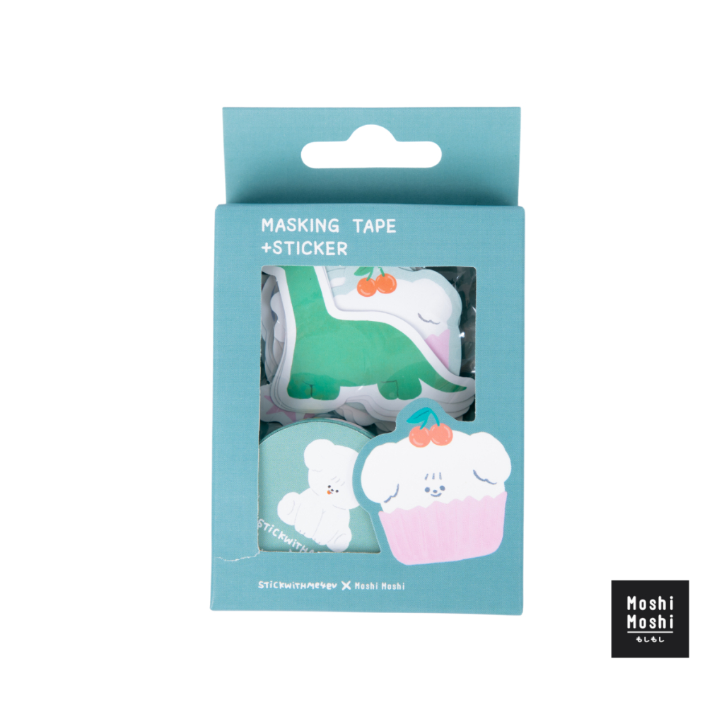 Moshi Moshi Sticker + Masking Tape ลาย Stickwithme4ev สติกเกอร์ เทปตก ...