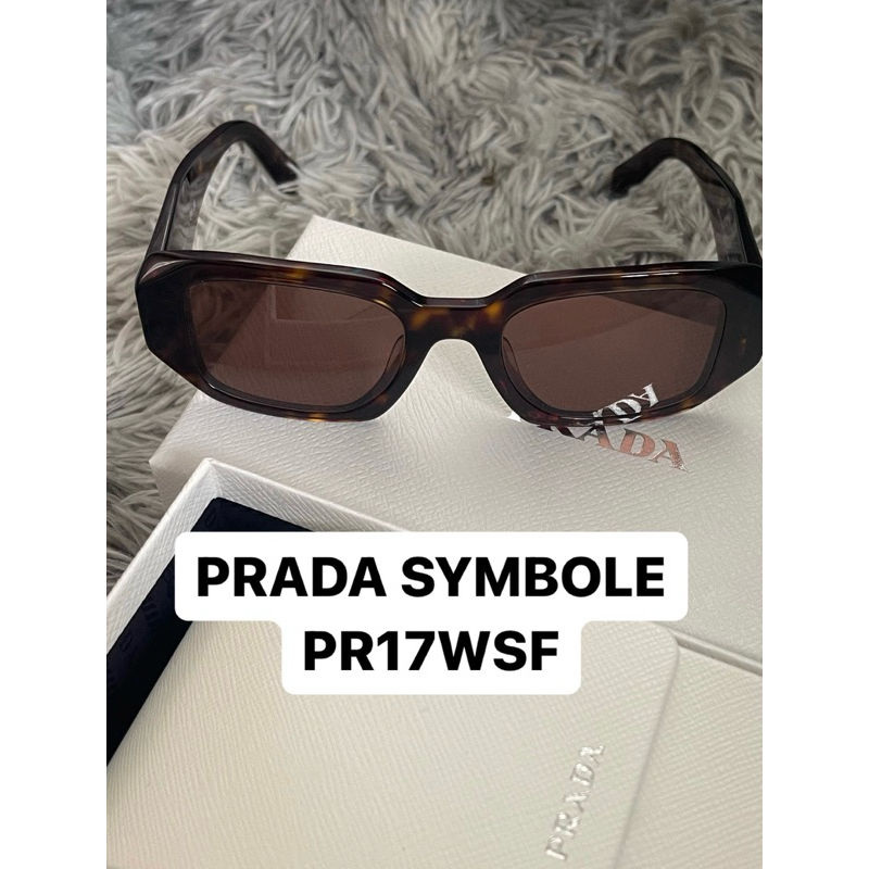พร้อมส่งUsed แว่น Prada Symbole Pr17wsf สินค้ามีประกันค่ะ | Shopee Thailand