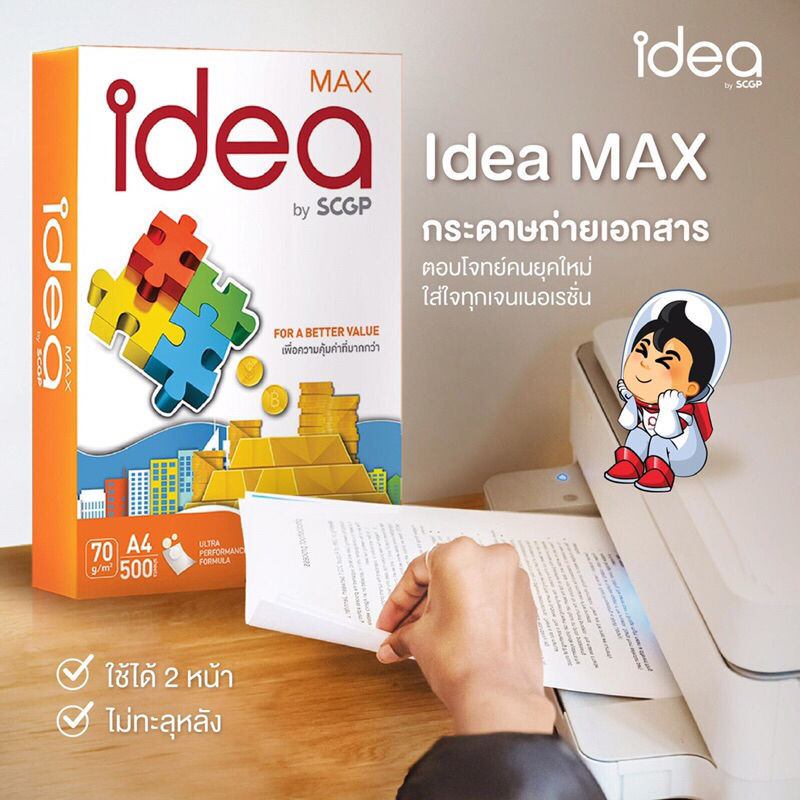 กระดาษ Idea Max ( 3 รีม ) | Shopee Thailand