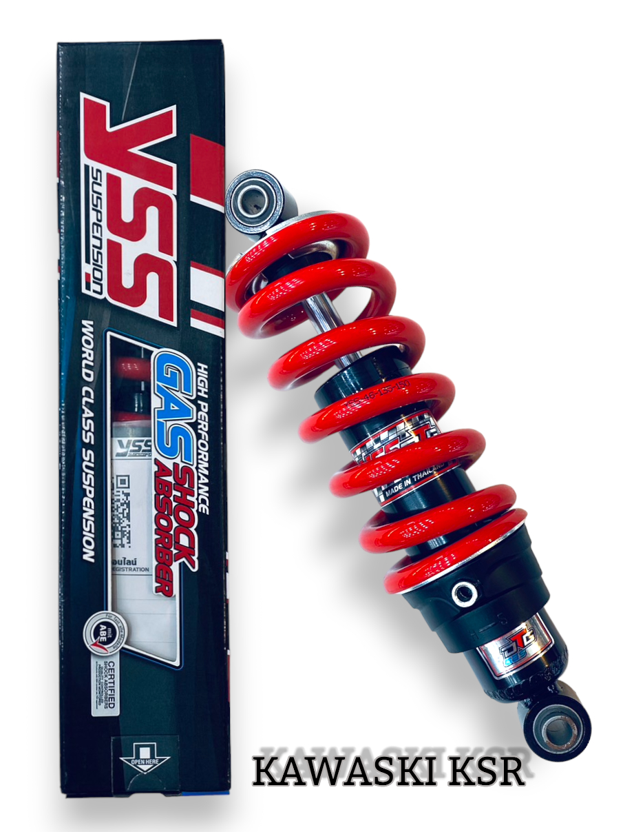 โช้คหลัง(YSS) DTG KSR-110 สีดำ/แดง BLACK/RED รหัสสินค้า MB302-250P-15-85 รหัสบาร์โค้ด 041720 ...