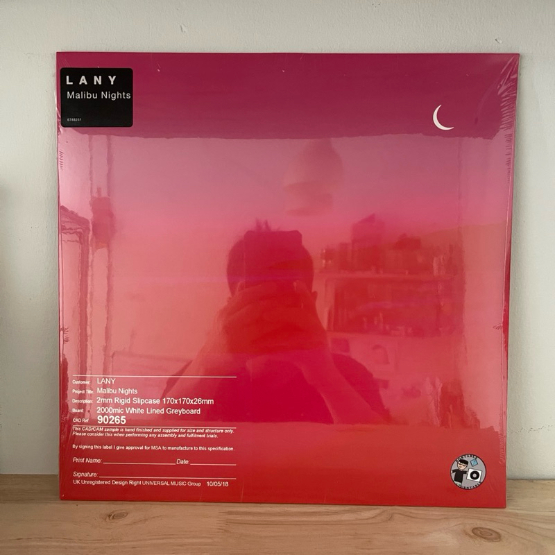 แผ่นเสียง LANY - Malibu Nights , **Clear Vinyl, LP, Album , france , มือหนึ่ง ซีล*สันปกบนปริ ...
