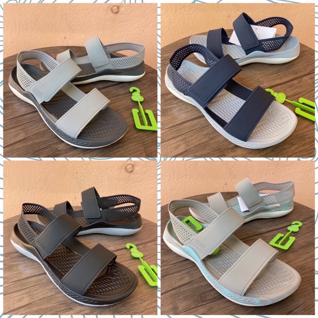 รองเท้าแตะ Cro*s Women คุณภาพดีใส่ได้นานกันน้ำได้นิ่ม Sz W5--W9 (Have 4 Colors) | Shopee Thailand