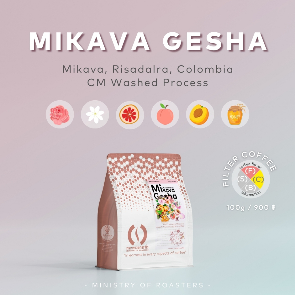 เมล็ดกาแฟ Colombia Mikava Gesha | Shopee Thailand