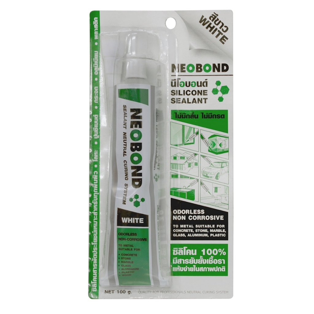 NEOBOND กาวซิลิโคน 100 กรัม สีขาว | Shopee Thailand