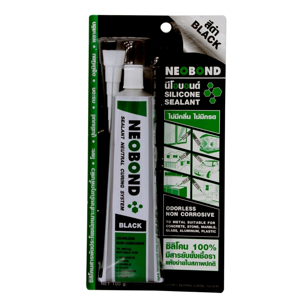 NEOBOND กาวซิลิโคน 100 กรัม สีดำ | Shopee Thailand