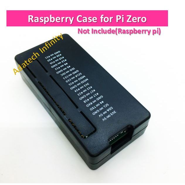 Raspberry Case For Pi Zero / Zero WH (Black) | Shopee Thailand