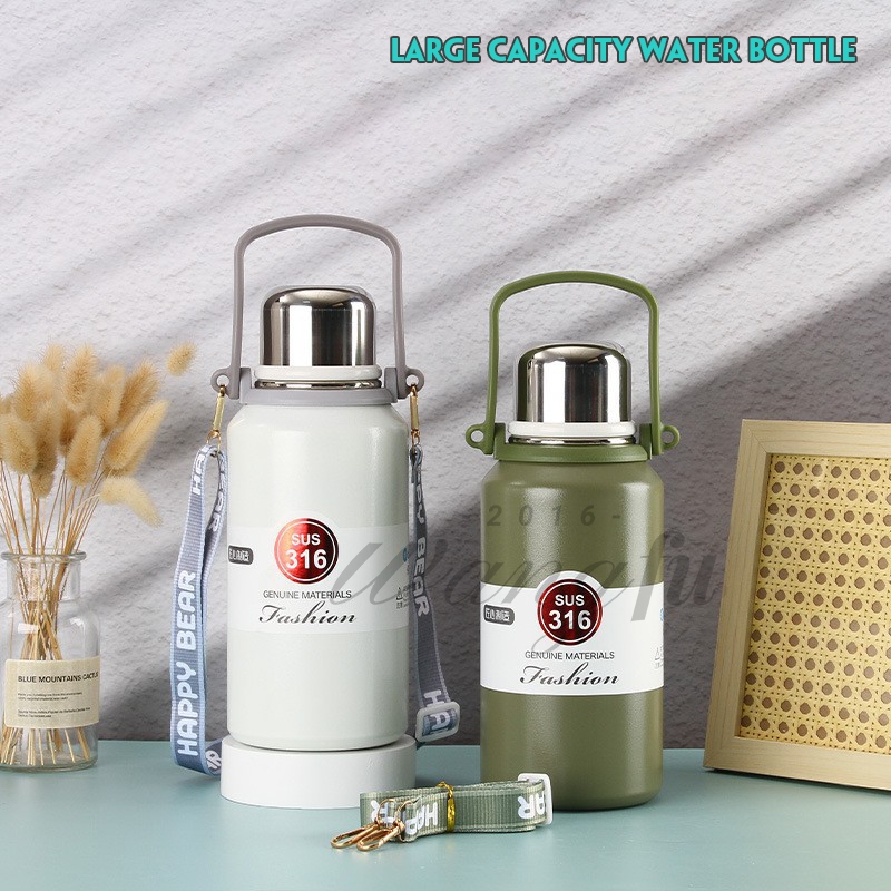 แก้วเก็บความเย็น ความร้อน 900ml/1300ml เย็นได้ดี ทันใจ สแตนเลส 316 มีให้เลือก A2658 | Shopee ...