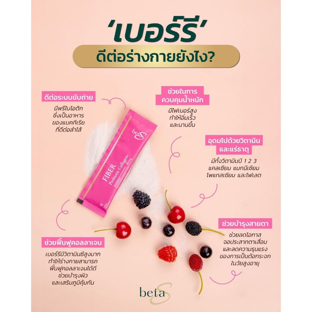 Beta S Fiber (Premium) | Shopee Thailand