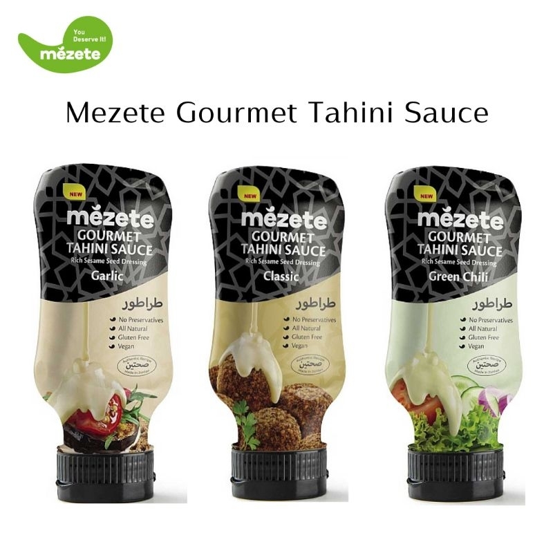 ซอสน้ำมันงา สุดคลาสสิค 315 กรัม สินค้านำเข้าจากจอร์แดน | Mezete Tahini Sauce 315g (Halal ...