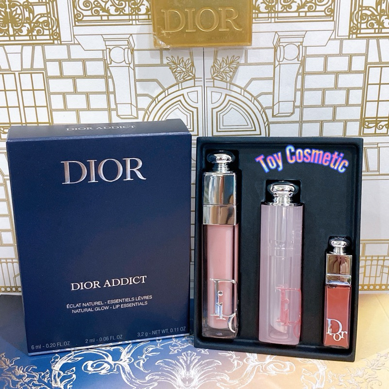 Set Dior LIMITED EDITION LIP DIOR ADDICT พร้อมถุงริบบิ้น | Shopee Thailand