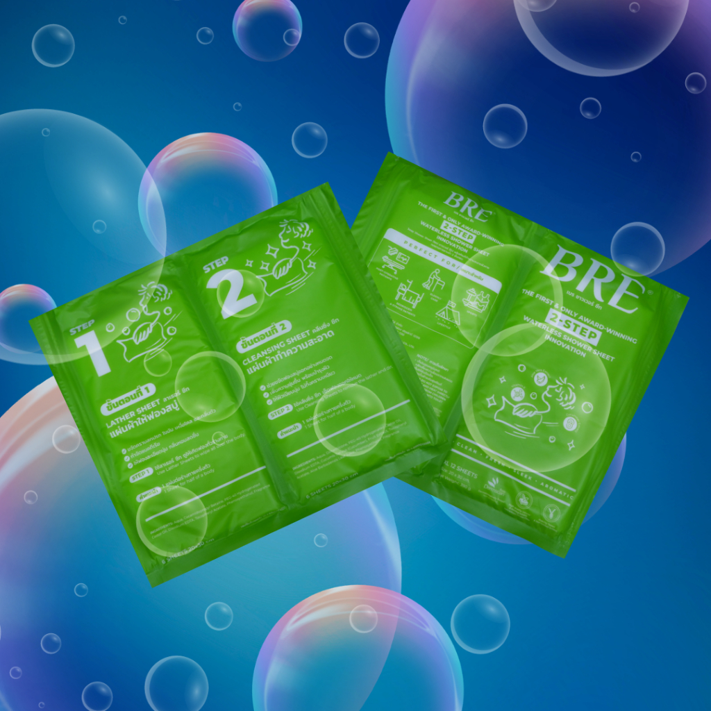 BRE SHOWER SHEET (12 ชิ้น) (ผ้าเช็ดทำความสะอาดผิว) | Shopee Thailand