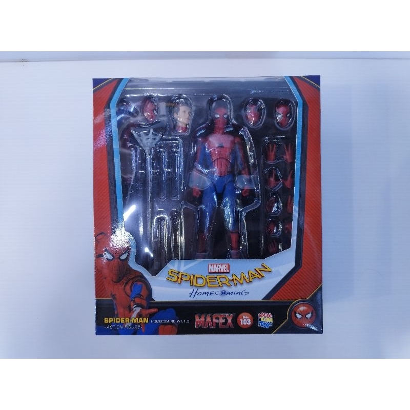 Medicom Toy Mafex No.103 Spider Man HomeComing 1.5 Action Figure มือ2 ...