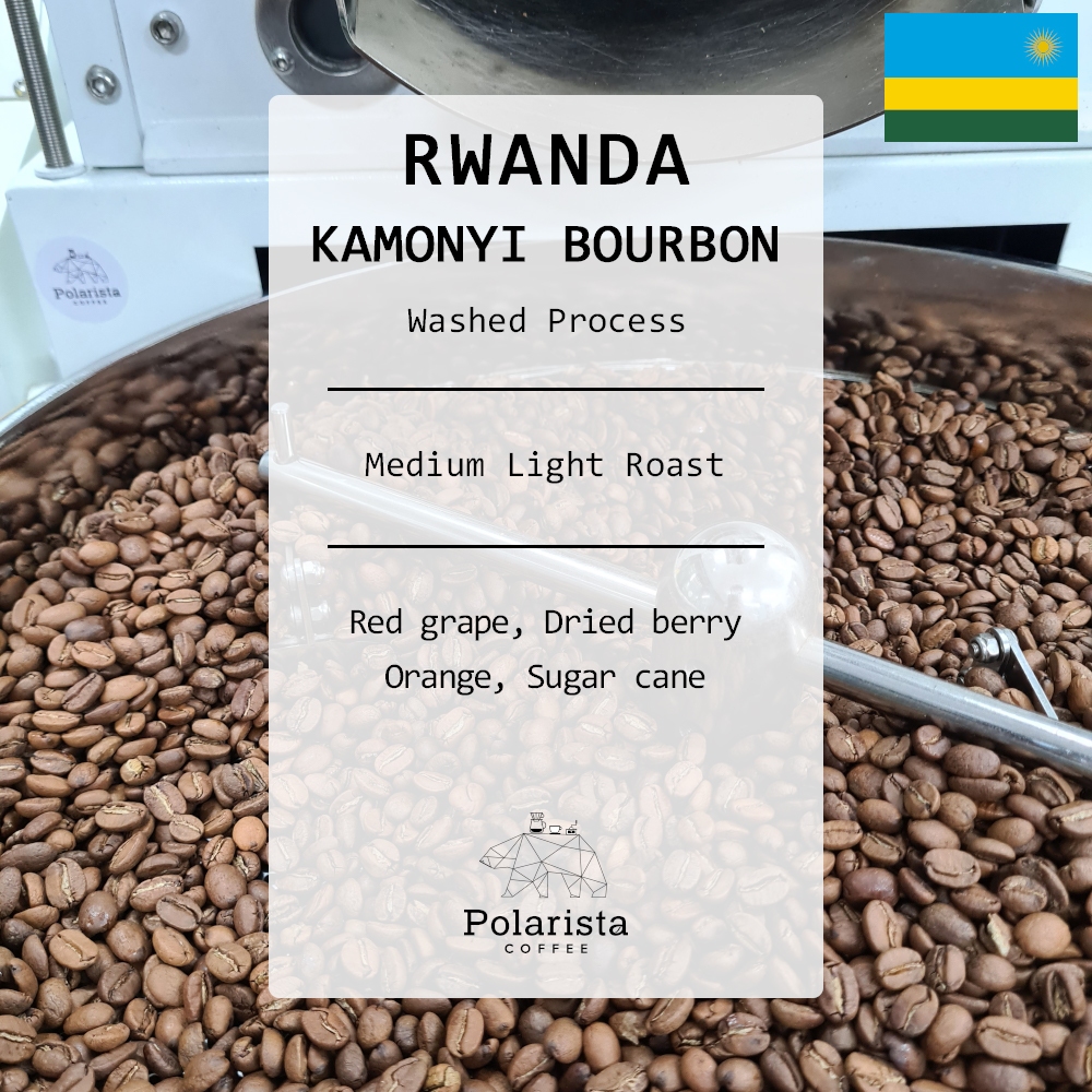 เมล็ดกาแฟคั่ว Rwanda Kamonyi Bourbon Washed roasted coffee 200g ...