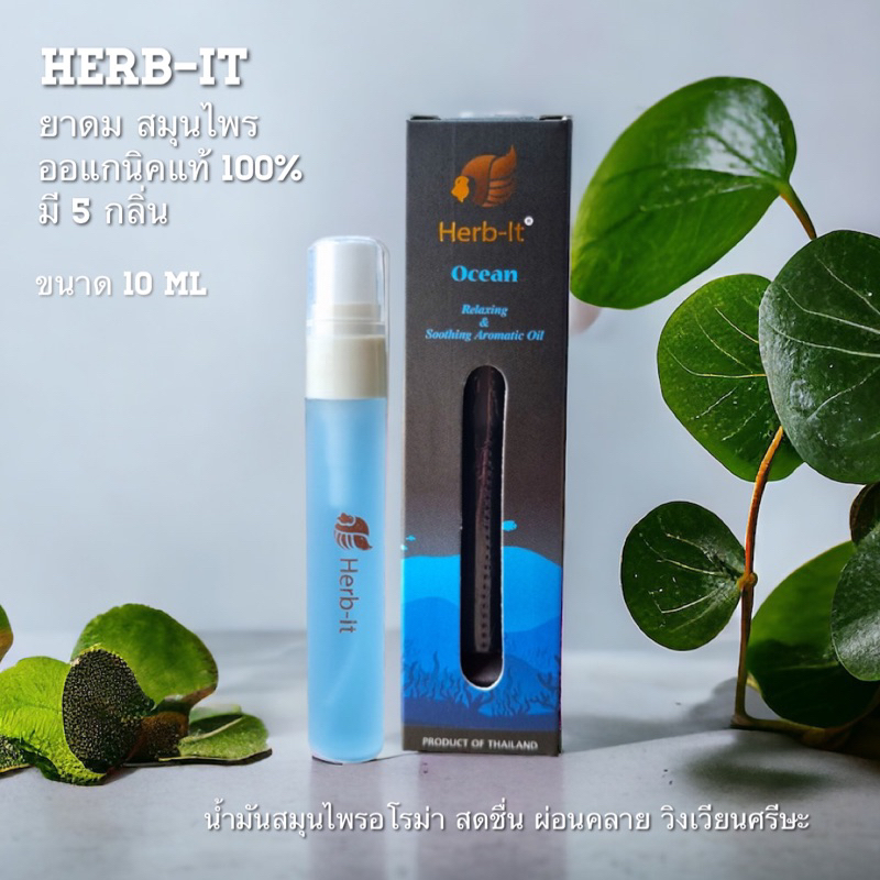 Herbit Aromatic Ocean Spray น้ำมันสมุนไพรอโรม่า กลิ่นโอเชี่ยน แบบสเปรย์ ...
