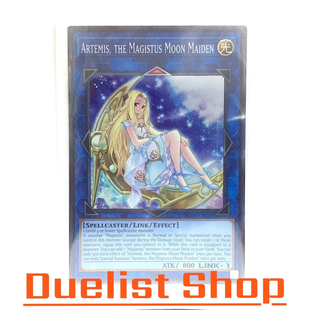 Artemis, the Magistus Moon Maiden (SR) Monster Light Link1 [Spellcaster ...
