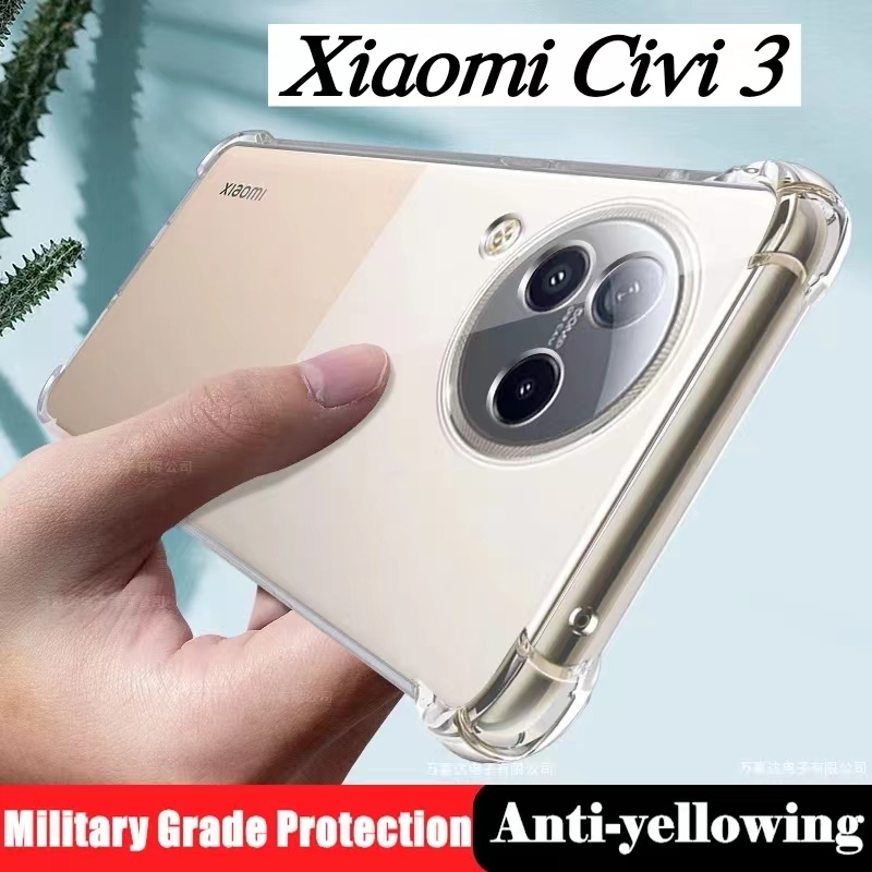 Xiaomi Civi 3(พร้อมส่งในไทย)เคสTPUใสกันกระแทกแบบคลุมกล้องXiaomi Civi 3 ...
