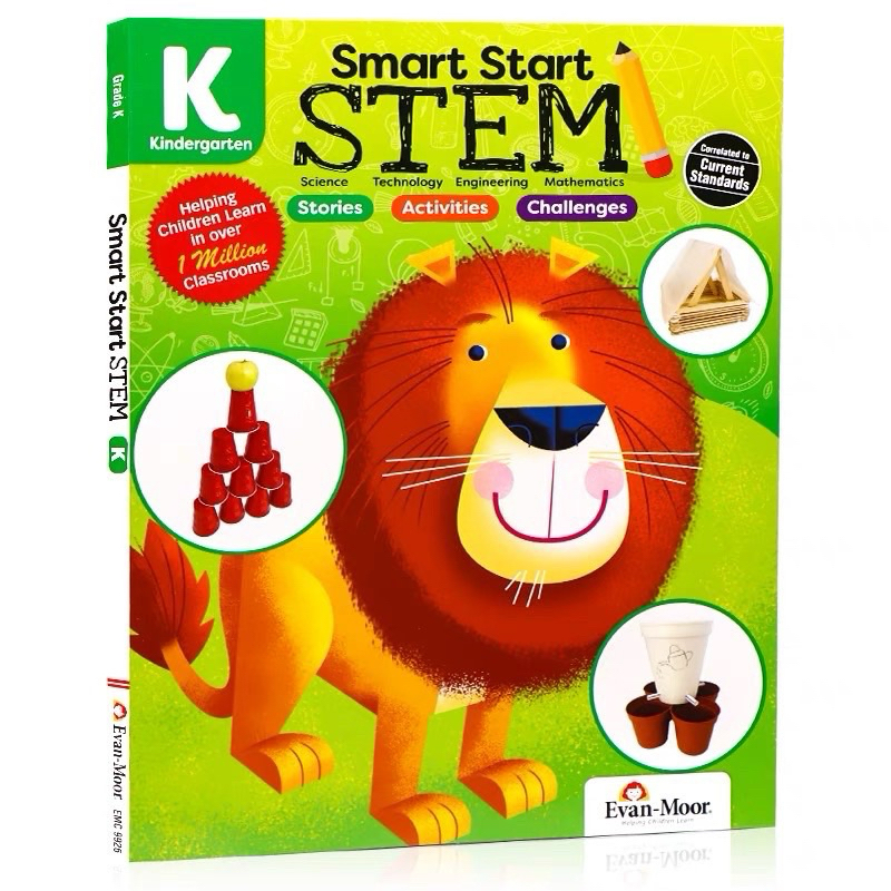 Evan moor SMART START STEM KINDERGARTEN Helping Children Learn in over ...