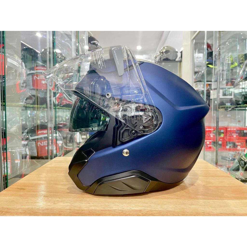 หมวกกันน็อค เปิดหน้า HJC รุ่น F31 - SEMI FLAT METELLIC BLUE | Shopee ...