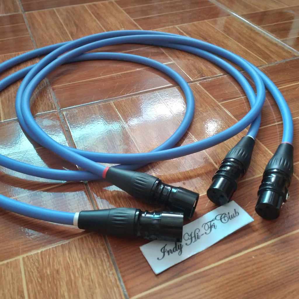 สายสัญญาณ Balance XLR Taiwan MPS E-310 หัว XLR Rean by Neutrik รุ่นท็อปพร้อมใช้งาน ราคาต่อ 2 ...