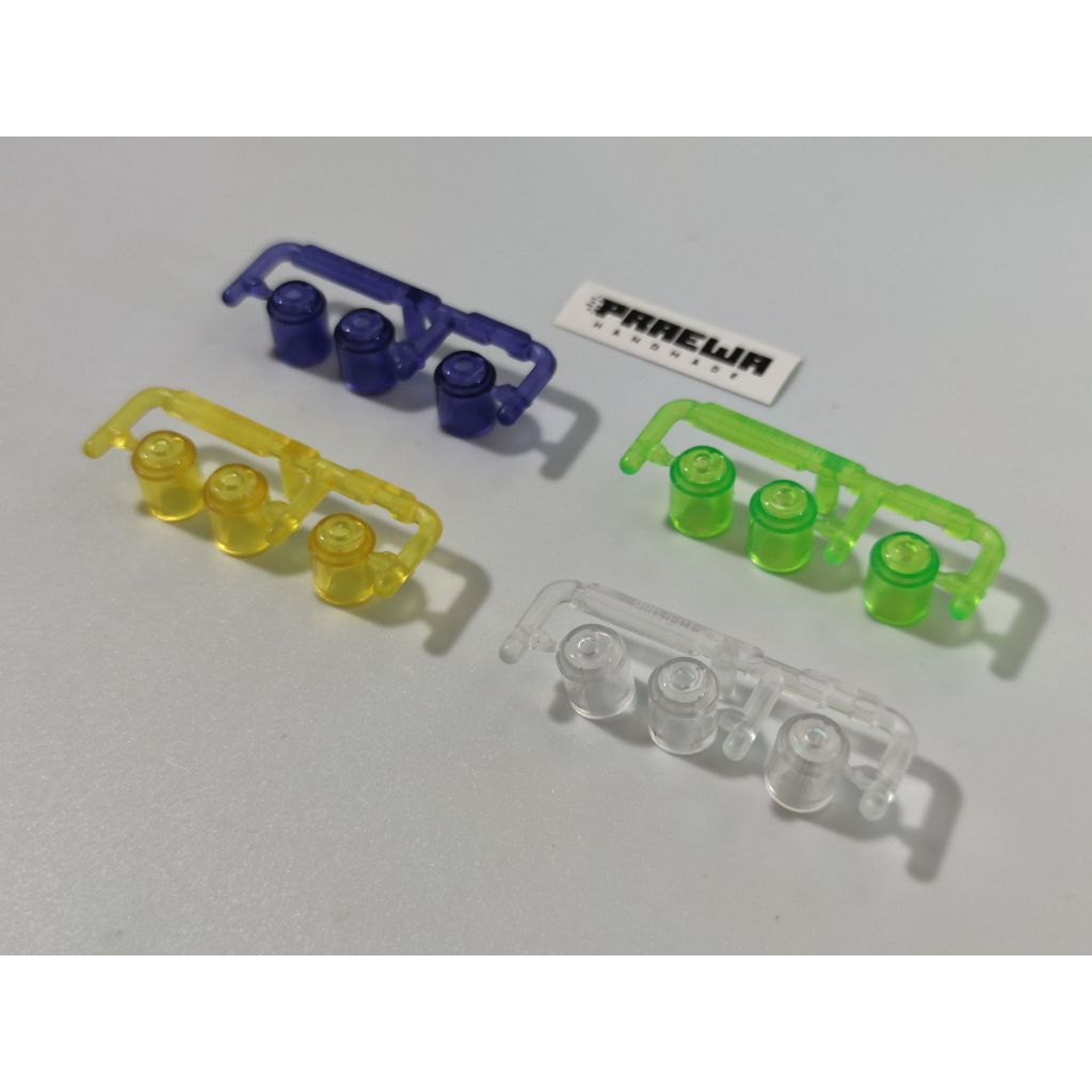 พิงรางใสสีลิมิเต็ด - Mini4WD Hi-Mount Tube Stabilizer Set Clear Series ...