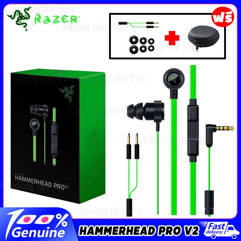 Razer Hammerhead Pro V2 Gaming Earphone With Mic Wired Earphone 3.5mm ...