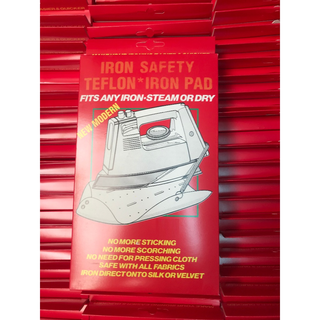 แผ่นรองเตารีด กล่องแดง TEFLON IRON PAD | Shopee Thailand