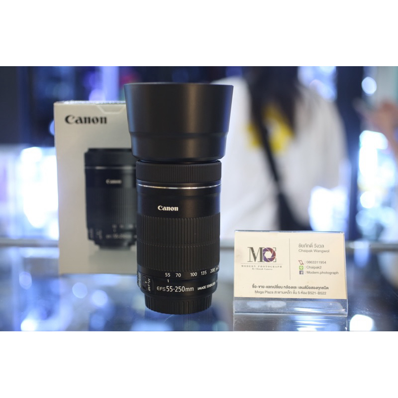 Canon EF-S 55-250mm IS STM | Shopee Thailand