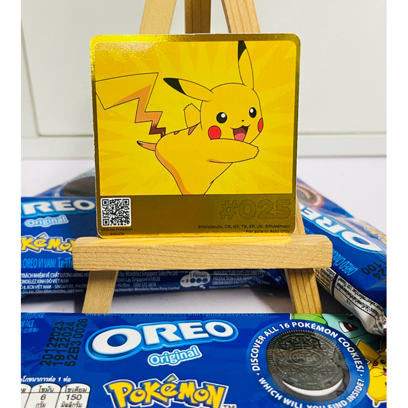 Oreo x Pokemon - การ์ดโปเกม่อนจากขนมโอรีโอ ~ Pokemon Oreo Card มี 16 ...