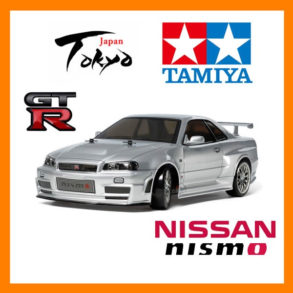 Tamiya ชาย 1/10 รถ RC ไฟฟ้า series เบอร์ 605 Nismo R34 GT-R Z-tune (TT-02D แชสซี) drift spec บน ...