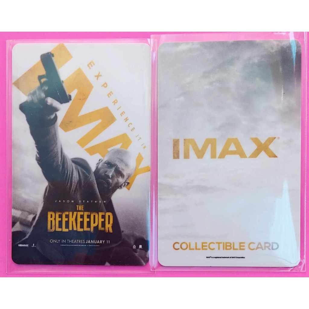 บัตรสะสม บัตรแข็ง IMAX ลายThe Beekeeper นรกเรียกพ่อ | Shopee Thailand