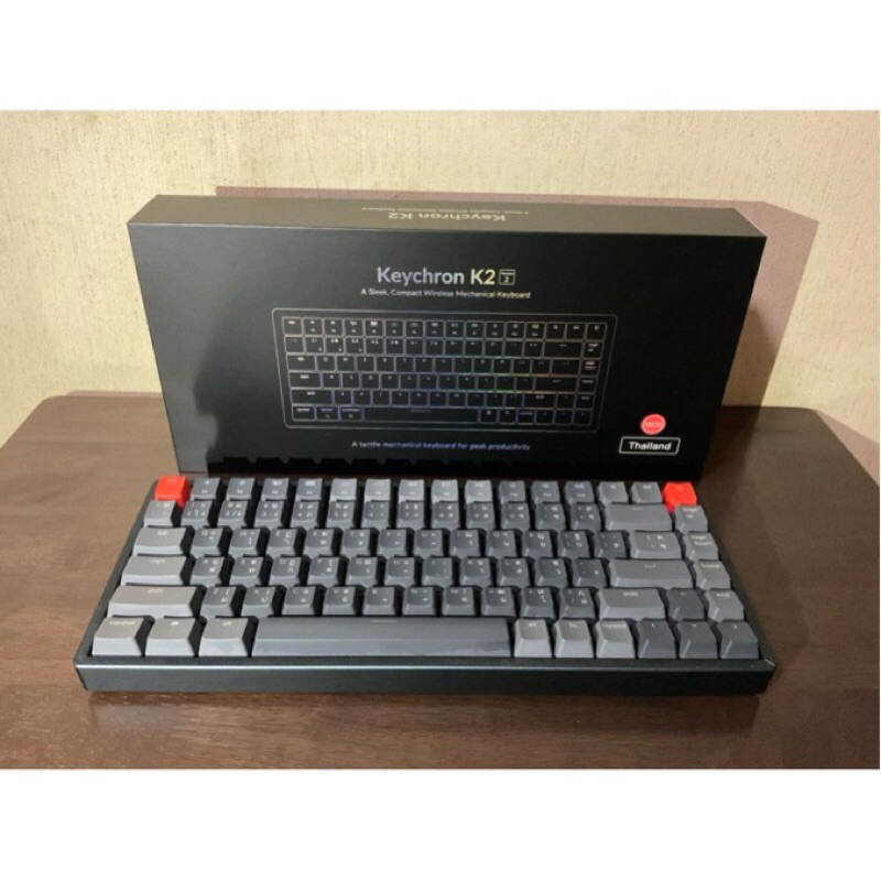 คีย์บอร์ดไร้สาย Keychron K2 V.2 Keyboard TH (มือสอง) | Shopee Thailand