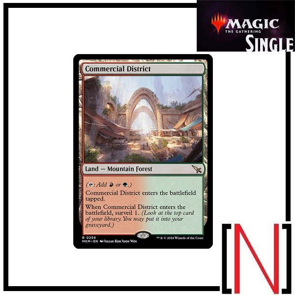 [MTG][Single][MKM] Commercial District ระดับ Rare [ภาษาอังกฤษ] | Shopee ...