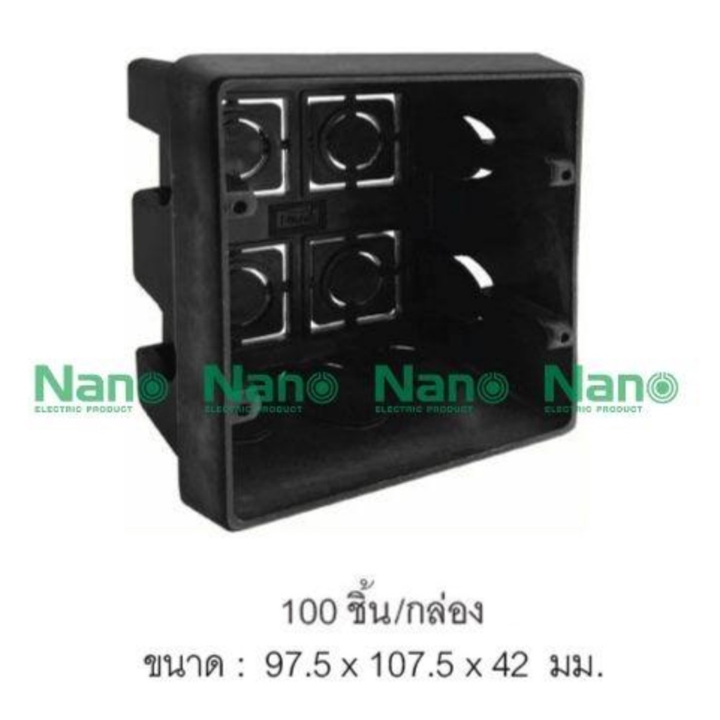 บล็อคฝัง NANO 4x4" สีดำ 1 ชิ้น NANO-409B | Shopee Thailand