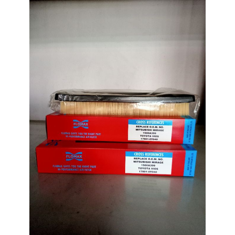 กรองอากาศFLOMAX ใช้สำหรับโตโยต้าVIOS YARIS2014 มิตซูบิชิ MIRAGE ATTRAGE ...